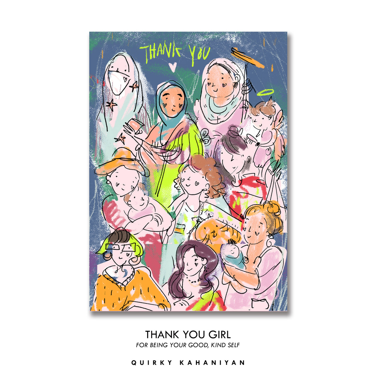 Thanks Girl - Card — polly & other stories